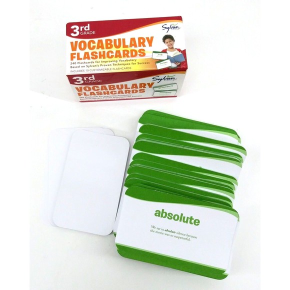 Other | Sylvan Third Grade Vocabulary Flashcards Flashcards Language ...